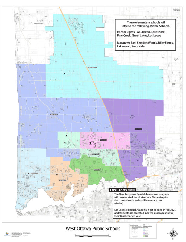 Elementary Redistricting Map - West Ottawa Public Schools